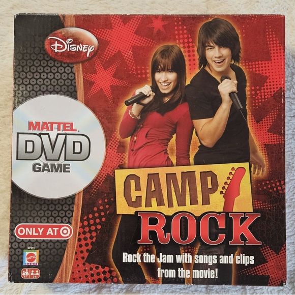 Disney | Games | Disney Camp Rock Dvd Game With Red And Black Design ...